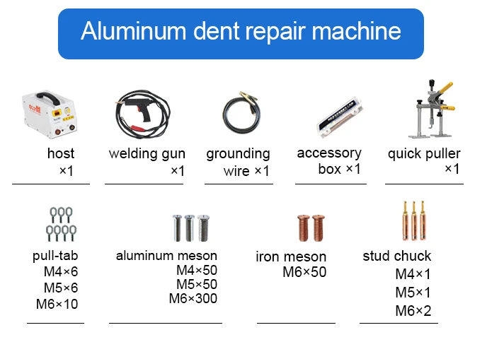Multi Functional Car Body Repair Spotter Dent Puller Machine For Steel ...