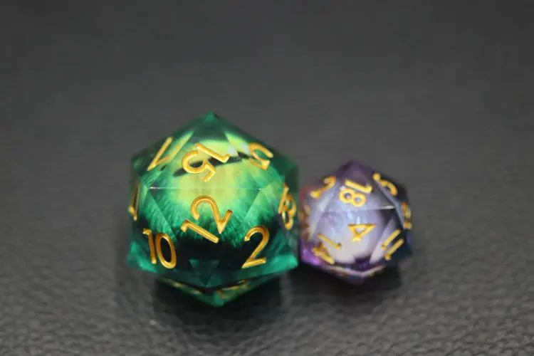 Shop Our Factory Price Liquid Core Cat Eye 20D Dice for DND