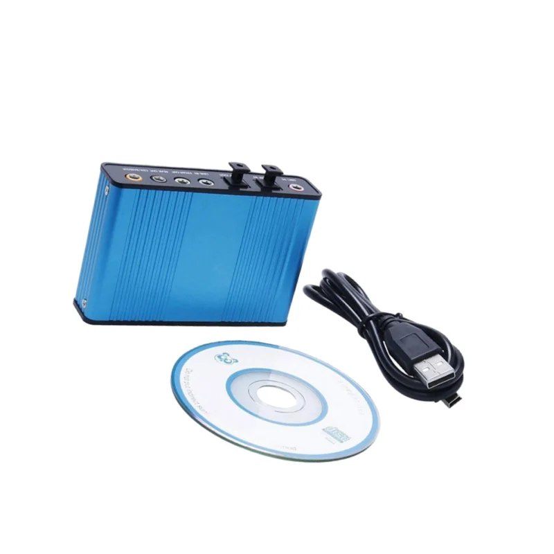 USB 7.1 Channel External Sound Card & Audio Mixer