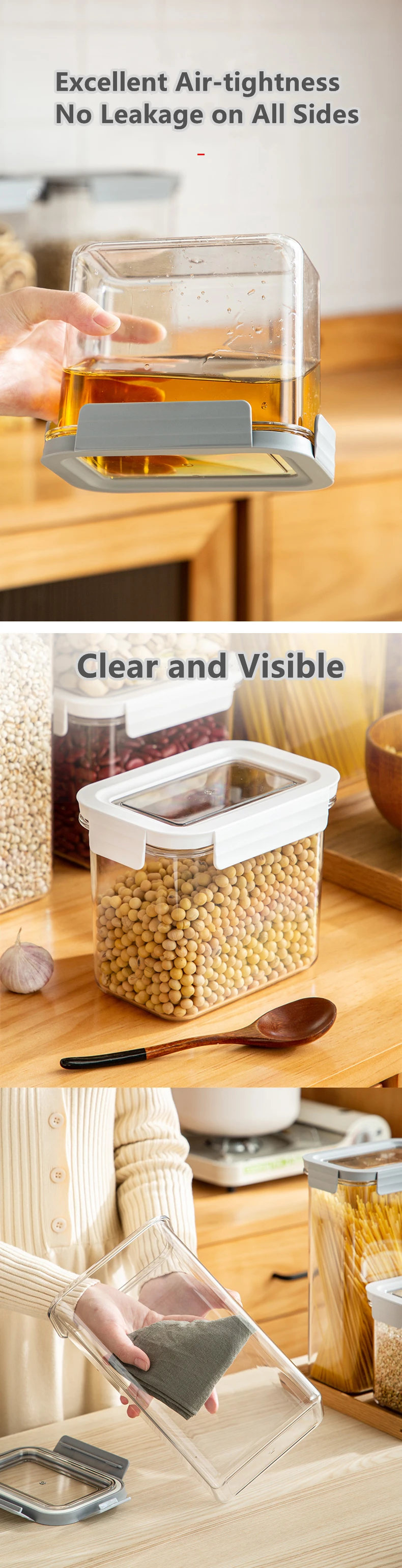 Recycled Food Storage Containers 6pcs Food Storage Container With Lids ...