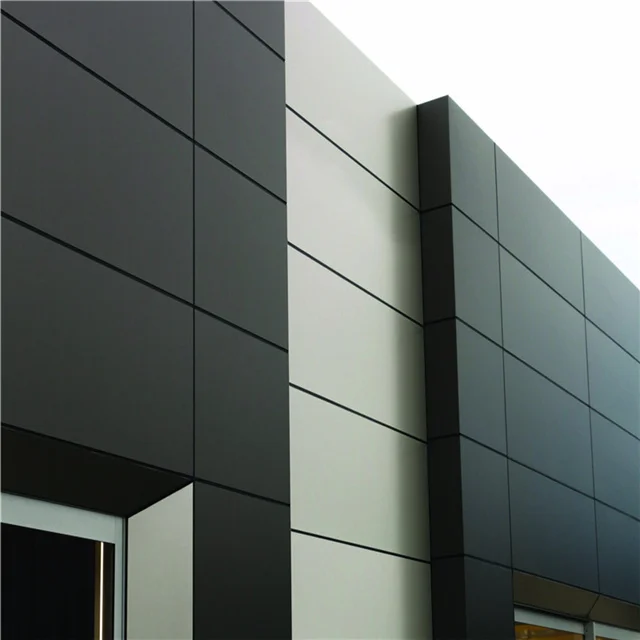 Matte Black Acm Sheet Wall Cladding - Durable & Stylish