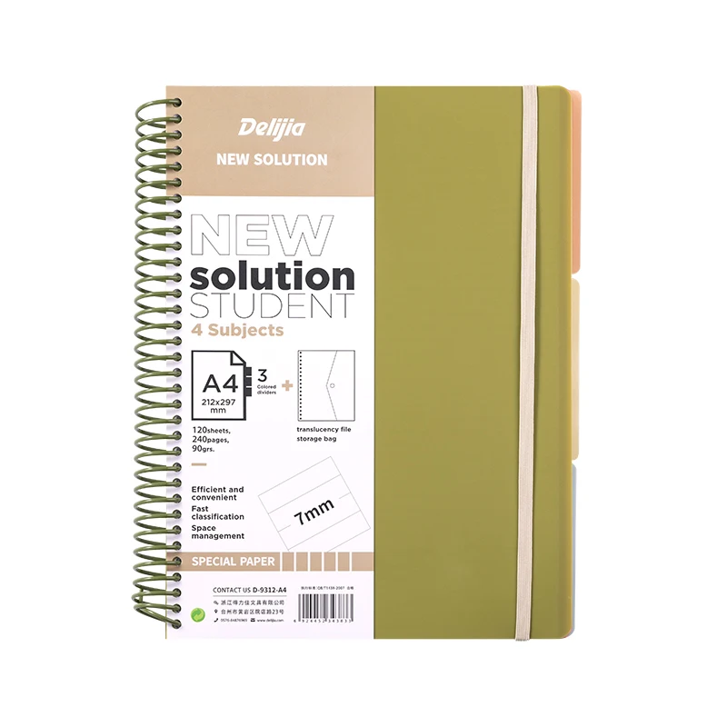 2024-2025 A4 Hardcover Spiral Journal Notebook Printing