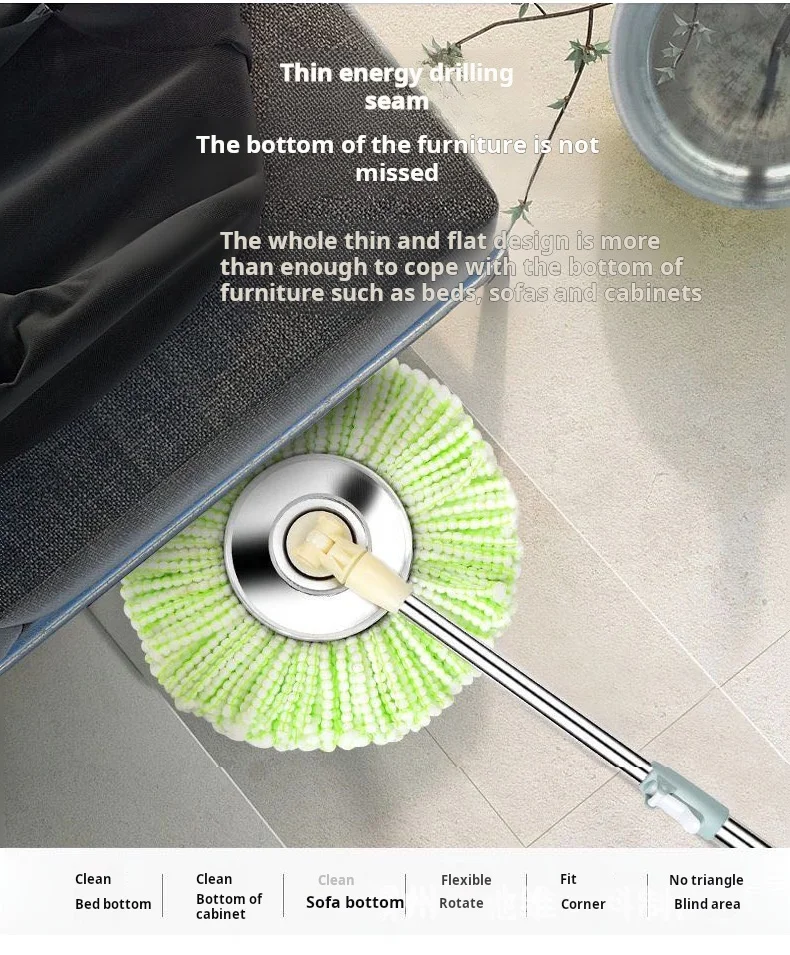 High Quality Rotating Head Mop With Bucket Cleaning Tools Set 360 Easy ...