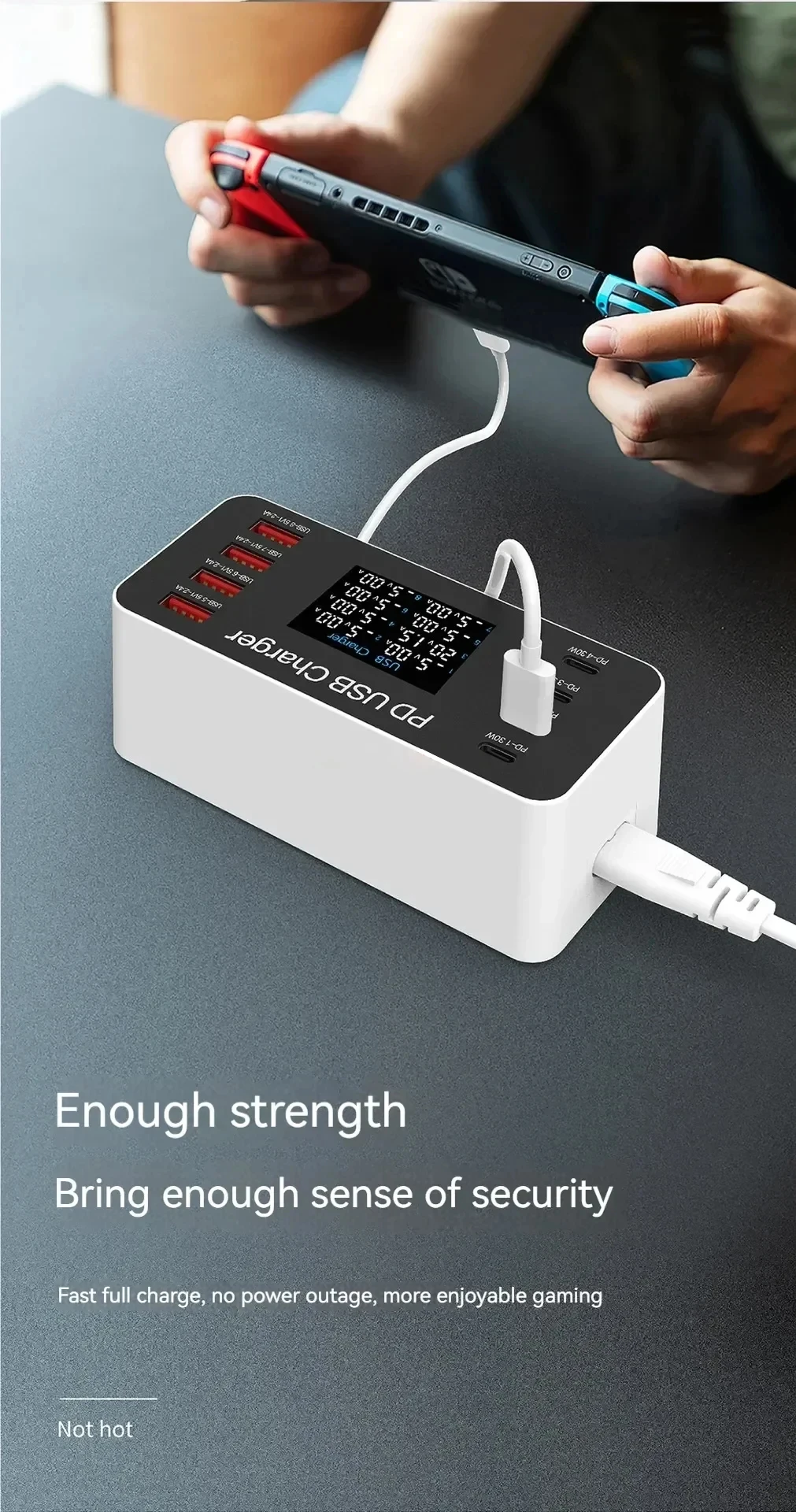 New 8-port Charger Supports Multiple Devices To Charge Simultaneously ...