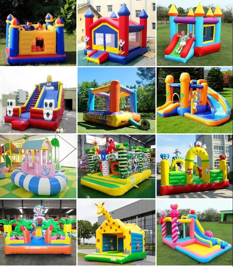 Commercial Super Mario Bros Theme Inflatable Bouncer Slide Combo for ...