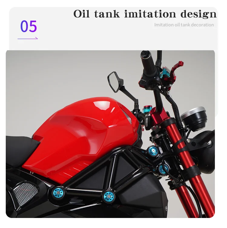 High-speed 3000W Electric Scooter Motorbike Adult Chopper