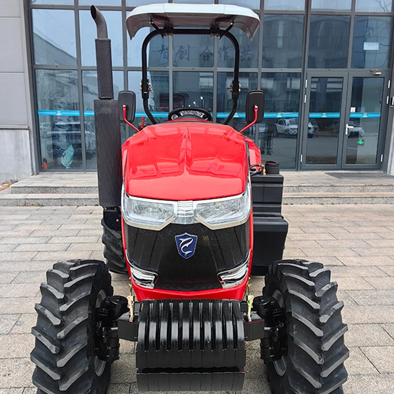 4wd mini farming tractors 70hp 4x4 little tractor agricultural ...