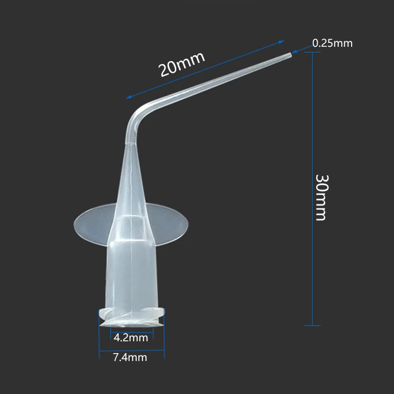 Dental Disposable Plastic Syringe Tips for Endo Irrigation