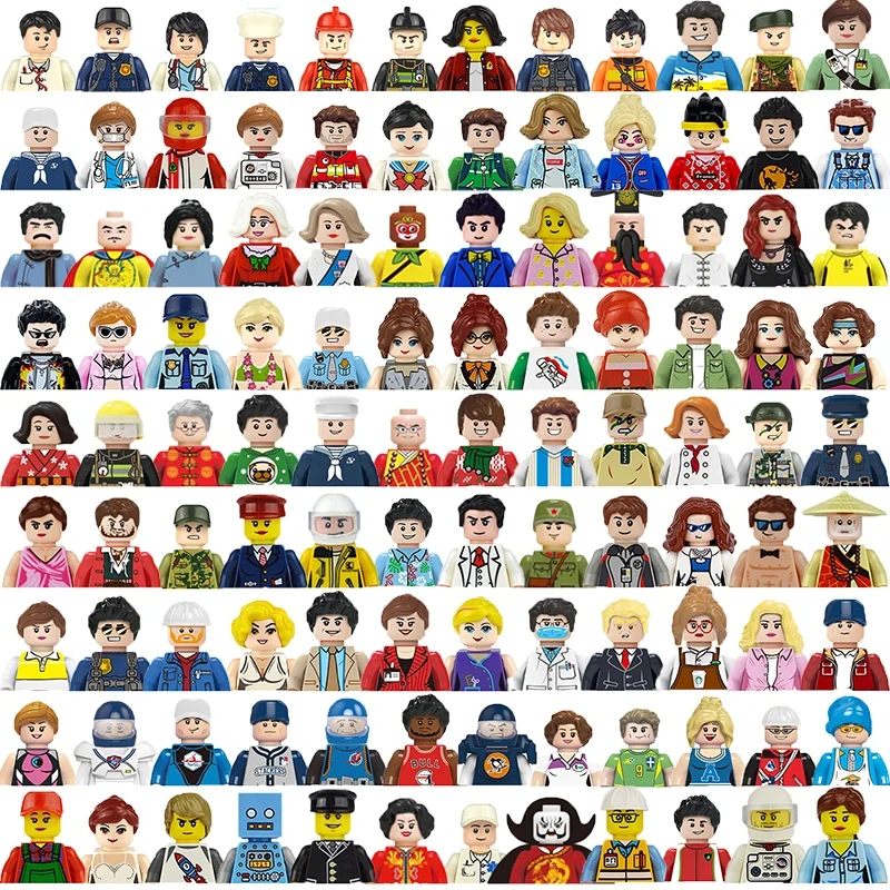 Improve Kid's Hand Operated Ability with Building Block Mini Figure