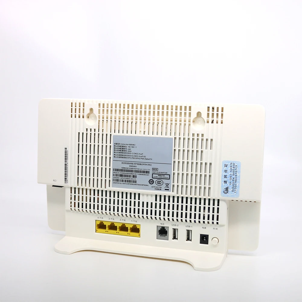 Hs8546v Fiber Optic Gpon Wifi Modem 4ge Lan Dual-band Wifi Gpon Onu Ont ...