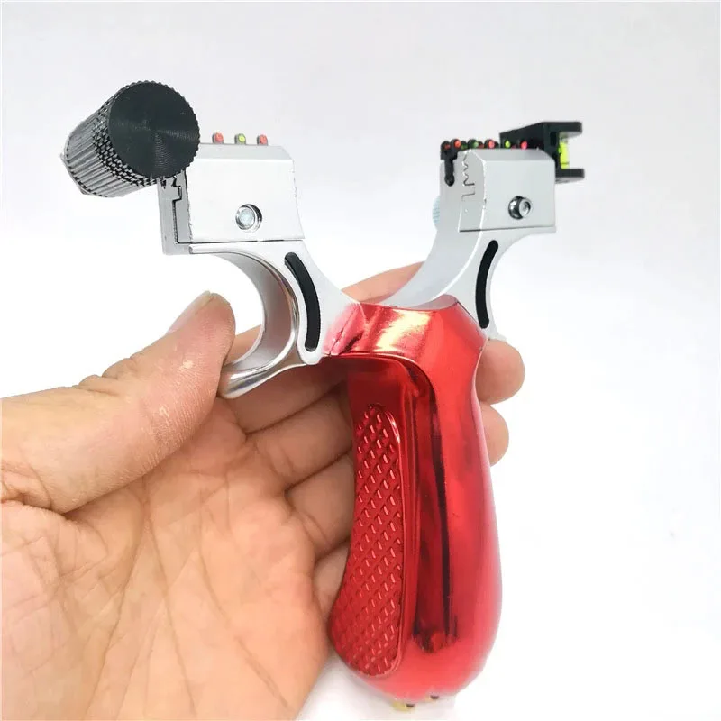 Resin Slingshot With Laser Light Sight Level Outdoor Hunting Shooting ...