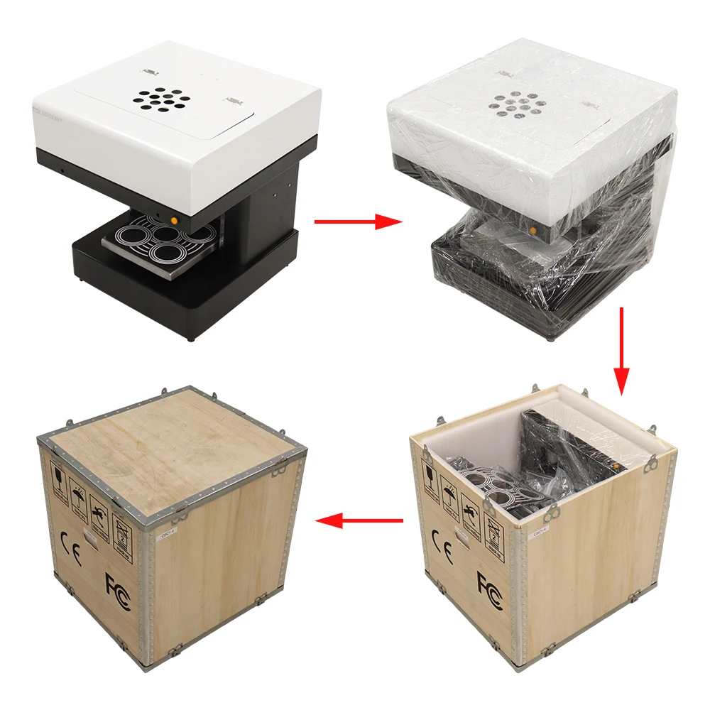 Automatic Colorful Inkjet Printers For Food 3d Food Cake Coffee Printer automatic-colorful-inkjet-printers-for-food-3d-food-cake-coffee-printer