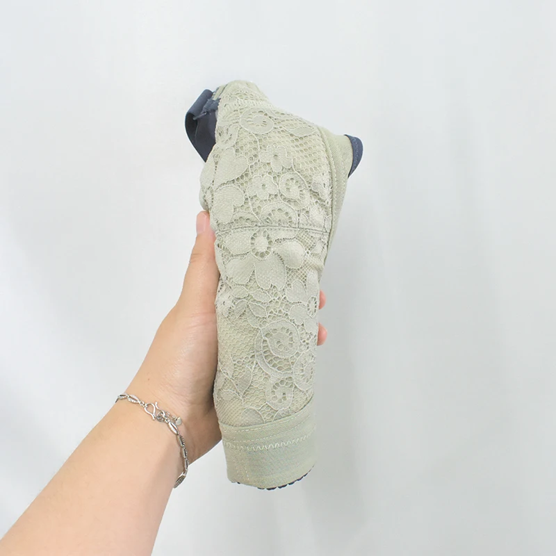 90d-105d Full Cup Wireless Solid Seamless Floral Print Lace Bralette ...