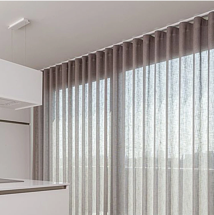 Factory New Arrival Wave Curtain Runner Curtain Track Ripple Fold ...