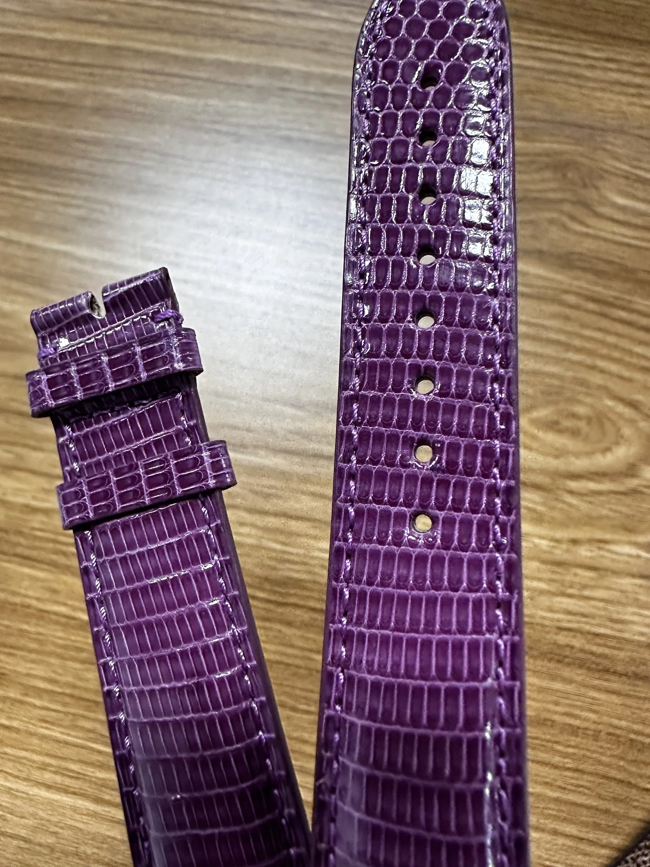 Genuine Lizard Luxury Leather Watch Straps - Durable & Stylish