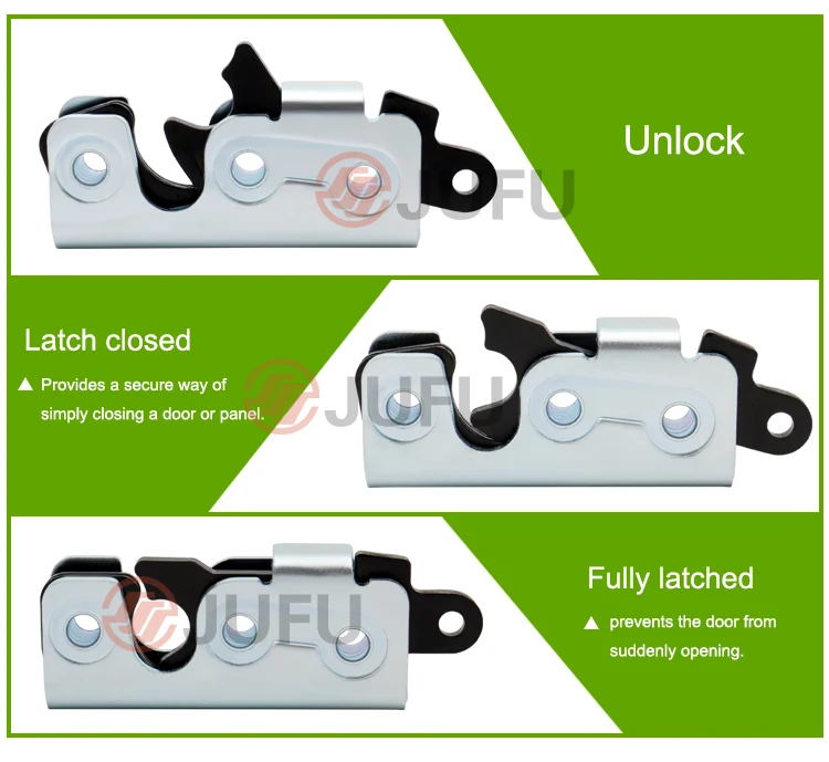 Press Mechanical Lock - Slam Latch Rotary Door Draw Latch