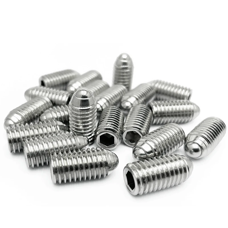 Inner Hexagonal 304 Stainless Steel Hexagon Spring Plunger Ball Point ...