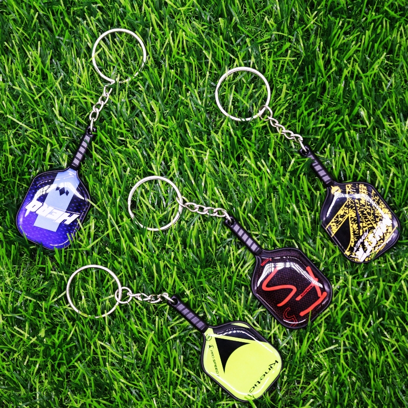 Wsnbwye Custom Beach Tennis Racket Keychains Laveros Anime Sublimation ...