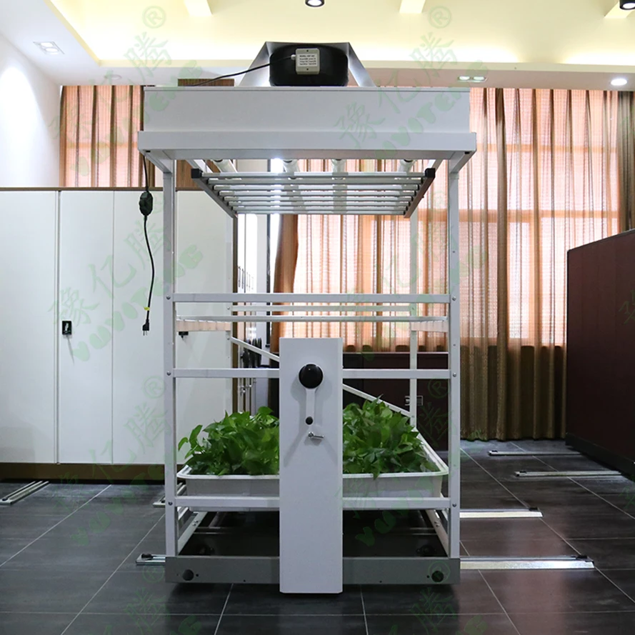 4x8ft Grow Rack Vertical Farming Trays Plastic Pvc Vertical Grow Rack ...