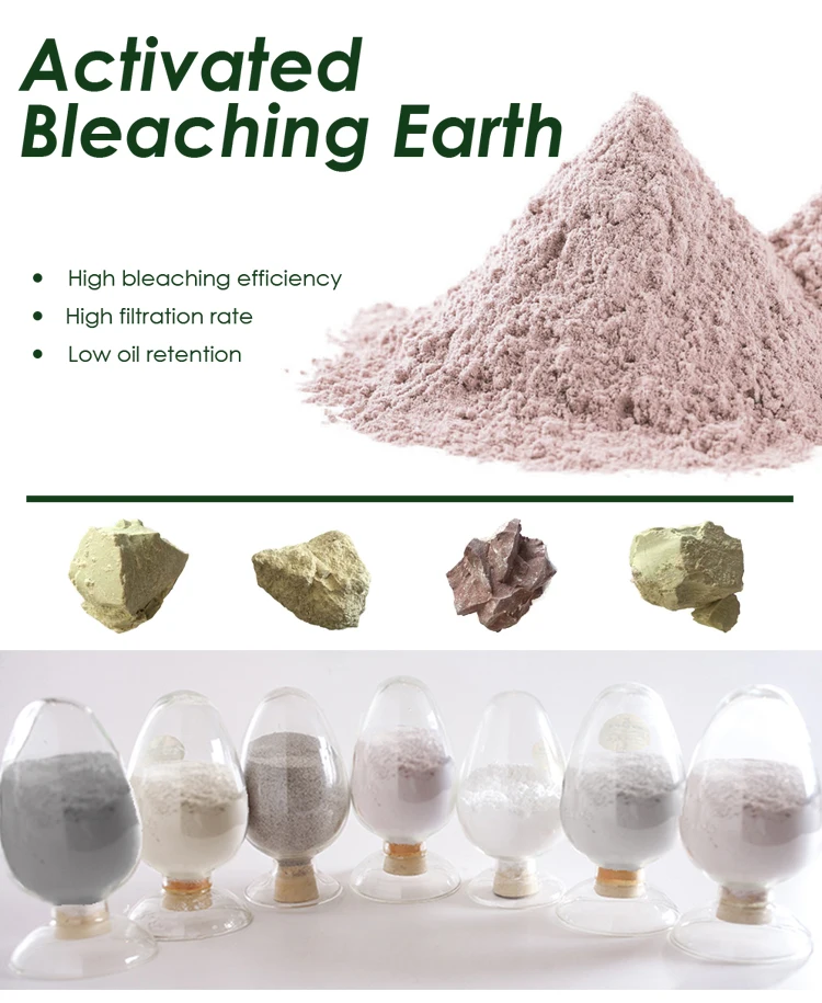Activated Bentonite Clay Bleaching Earth For Palm Oil / Edible Oil ...