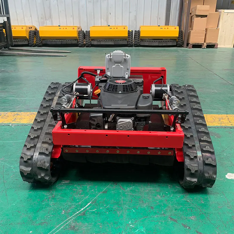 Electric Crawler Bush Cutter AI Robot Lawn Mower for Home Use