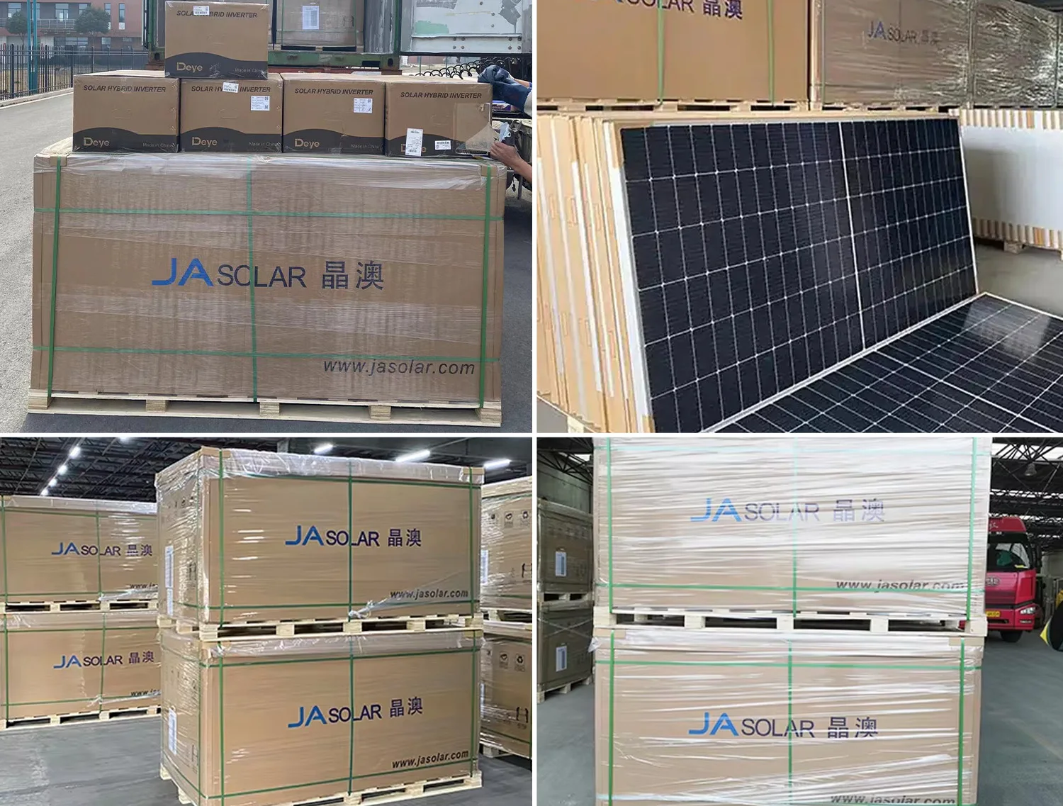 JA Solar N-Type Bifacial Mono 630W-650W Double Glass PV Module for ...