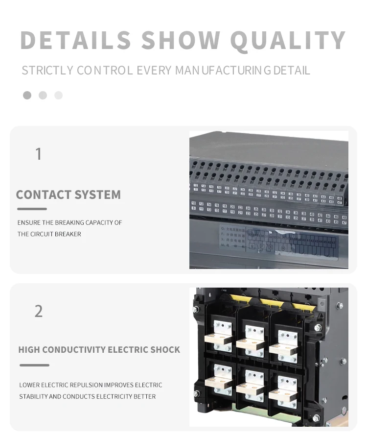 3P/4P Mccb ACB/MCCB Universal Breaker 200A-6300A Control