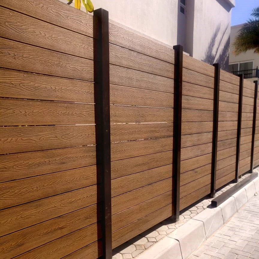 Rapidly Install Automated Fence Wpc Wooden Plastic Composite Recycled ...