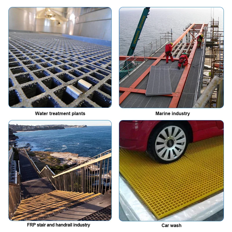 Platform Walkway Frp Grate,Fiberglass Grating,Frp Fiberglass Floor ...