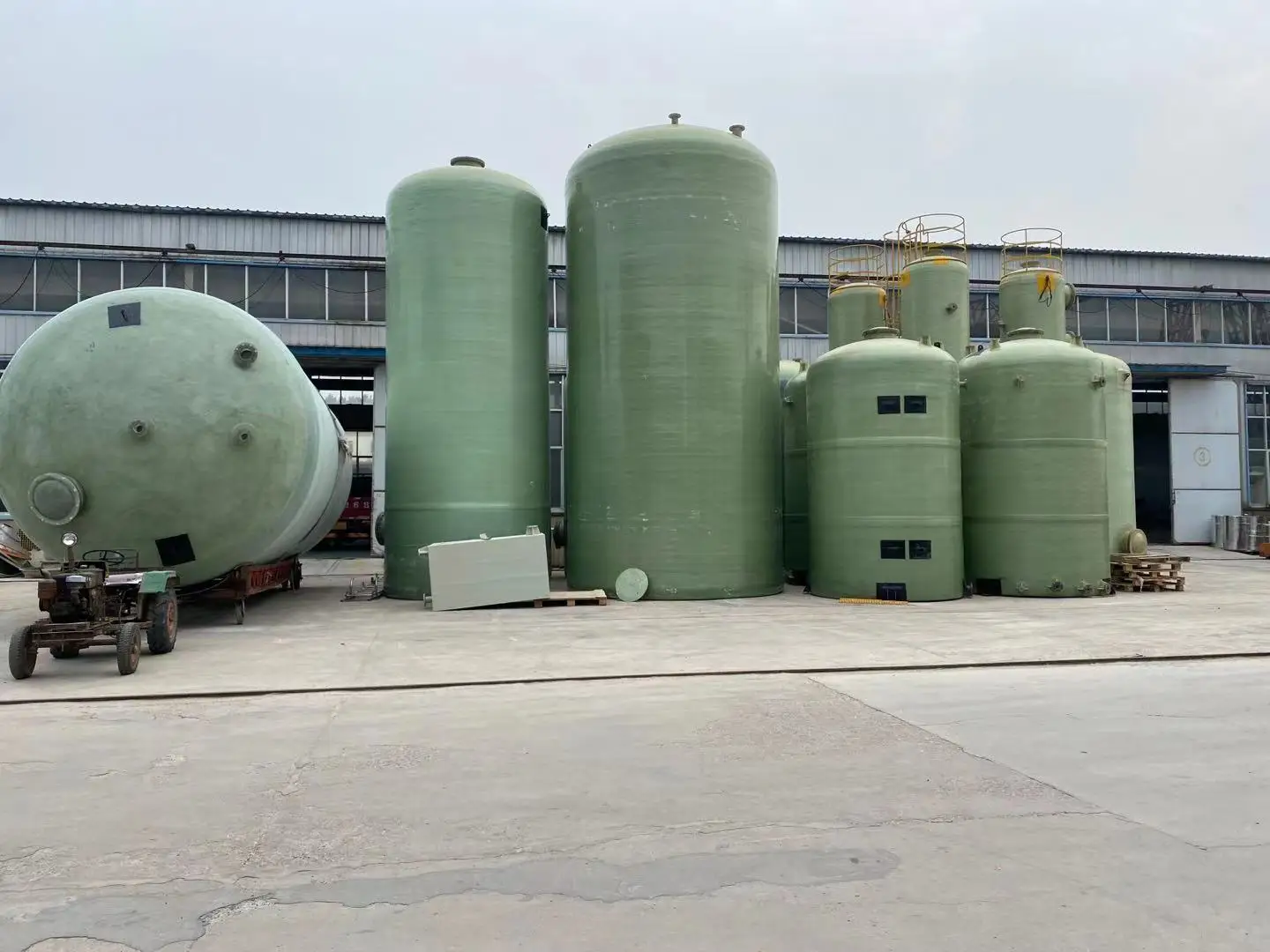 Lightweight FRP Fiberglass Septic Tank Underground Industrial Sewage ...