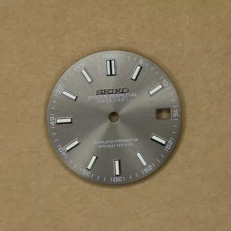 Seiko New Sunray Nail Dial 28.5mm Green Luminous Dial