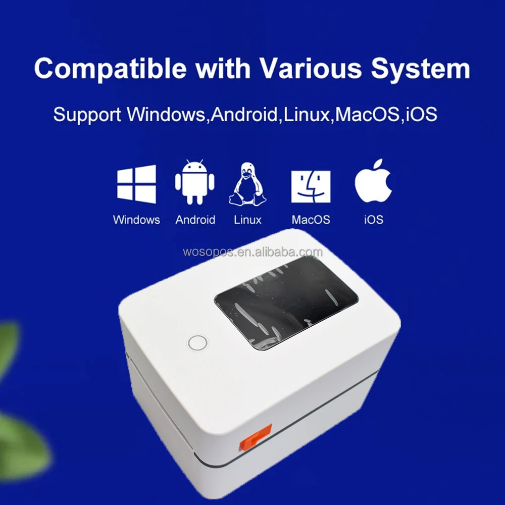 Black And White 4inch 110mm 203 Dpi Usb Handheld Portable 4x6 Desktop ...