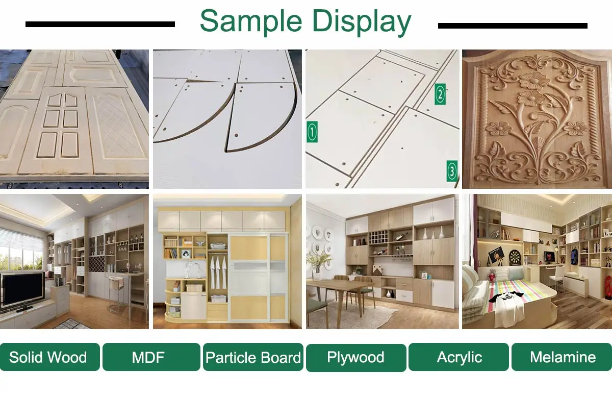 Mdf Door Kitchen Cabinet Furniture Making 1325 1328 Atc Cnc Router ...