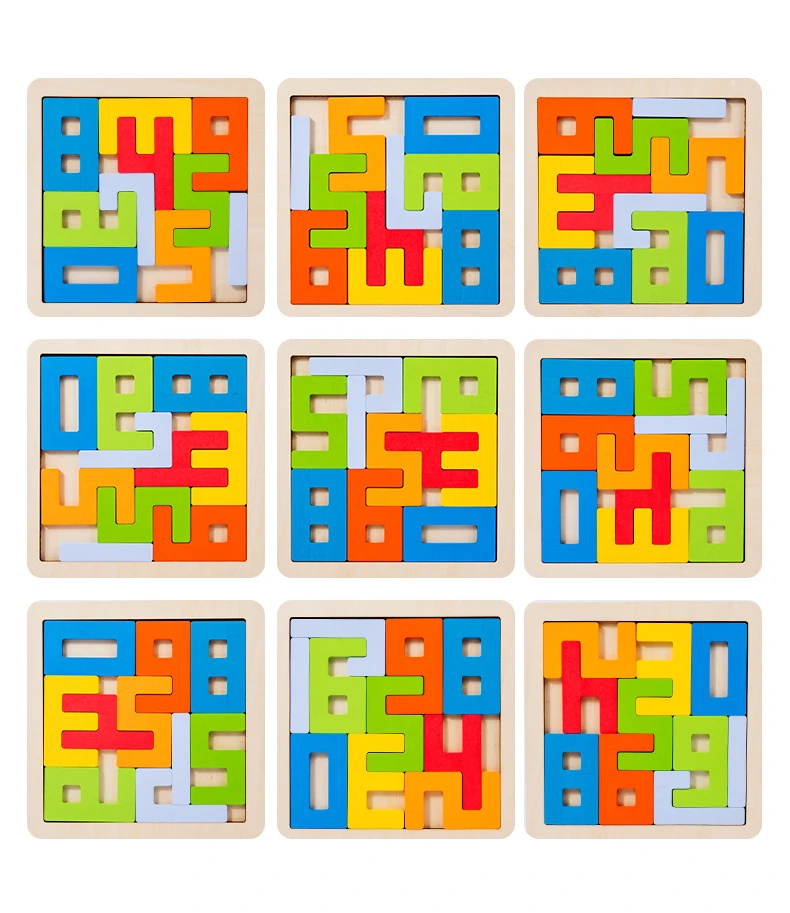 Wooden Fun Number Brainstorming Puzzle Game Digital Enlightenment ...
