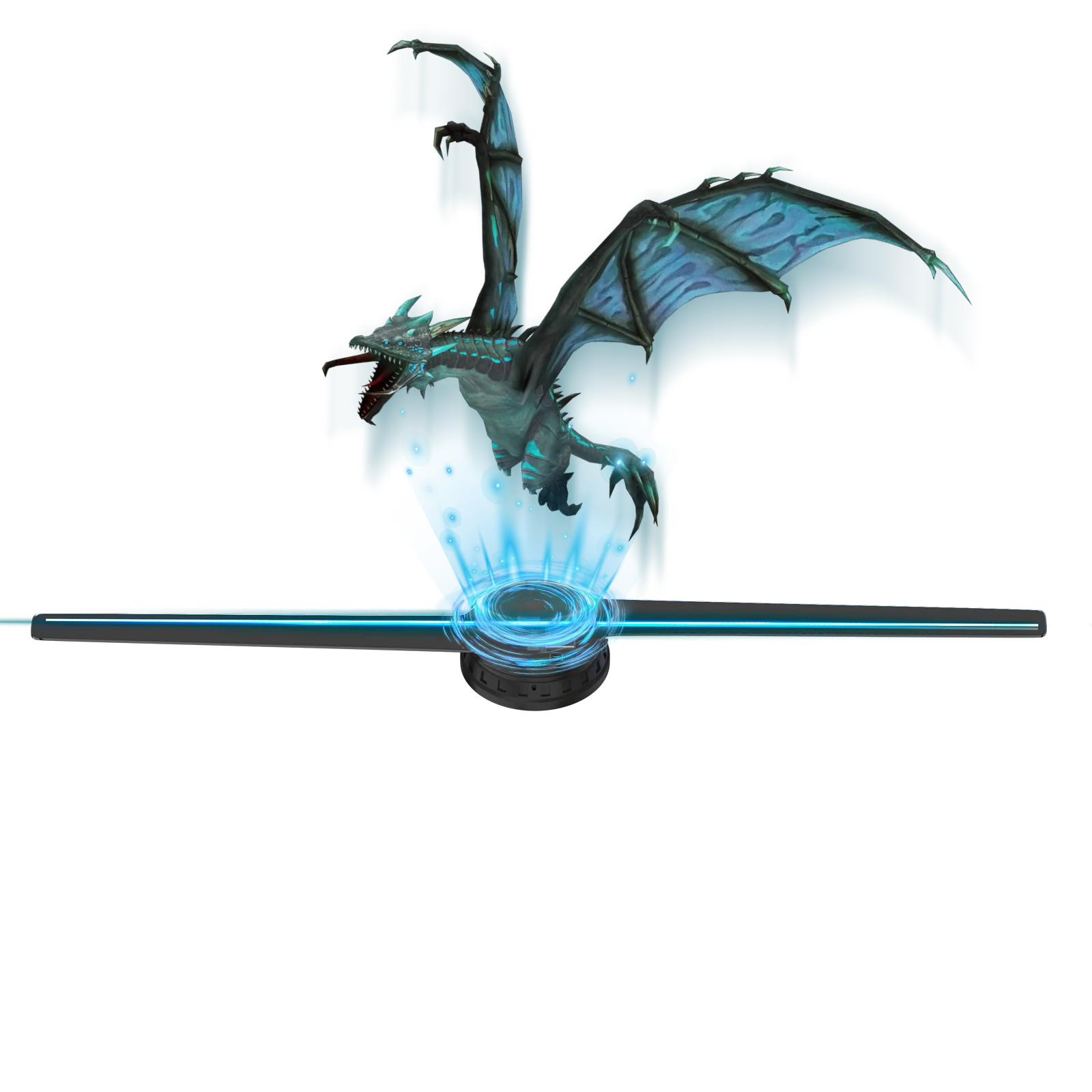 3D Hologram Fan,360 Degrees 3D Hologram Projector Advertising Display ...