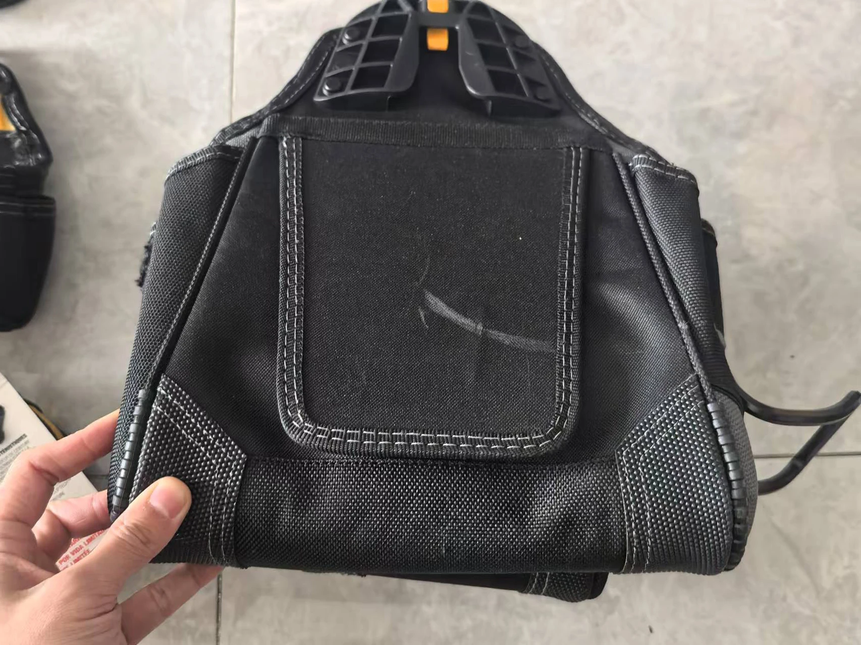 TOOL STACK Double Tool Belt Bag Heavy Duty Oxford Portable Joiners and ...