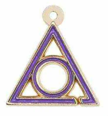 Red Spinning Wheel Masonic Charm Pendant for Heroines & Custom OEM