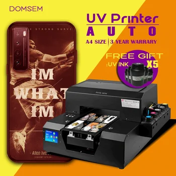 Domsem Big Promotion A4 Size Inkjet Digital Uv Printers Mini Uv Phone ...