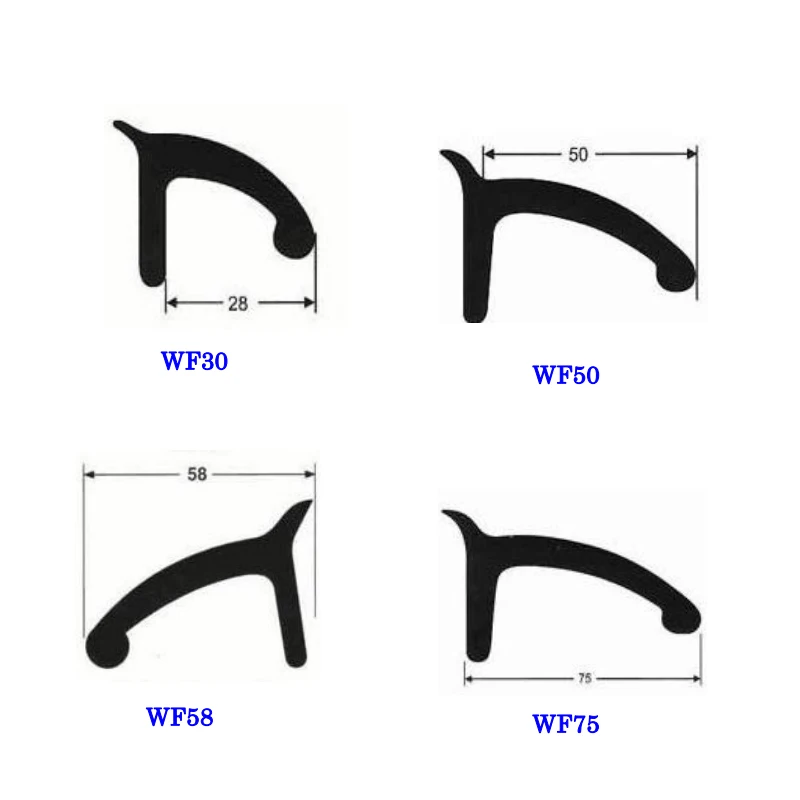 28mm Flexy Flare Rubber Fender Extensions Heavy Duty No-lip