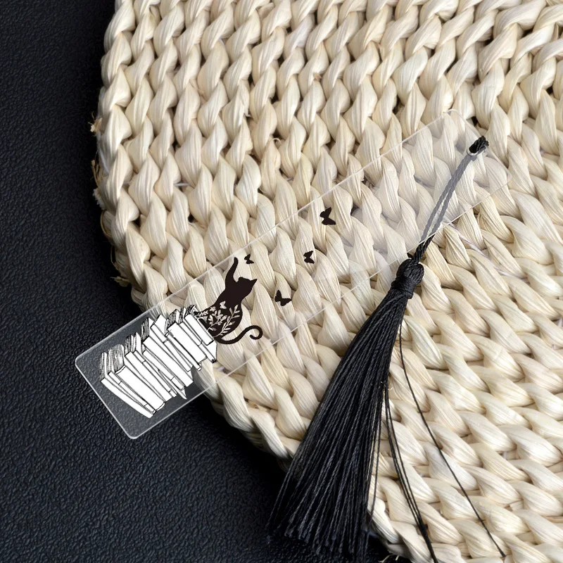 Creative Custom Logo High Quality Acrylic Bookmarks Clear Plastic ...