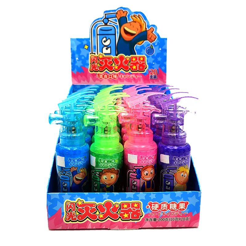 Halal Fire Extinguisher Shaped Spray Candy - Fruity Super Sour Liquid ...