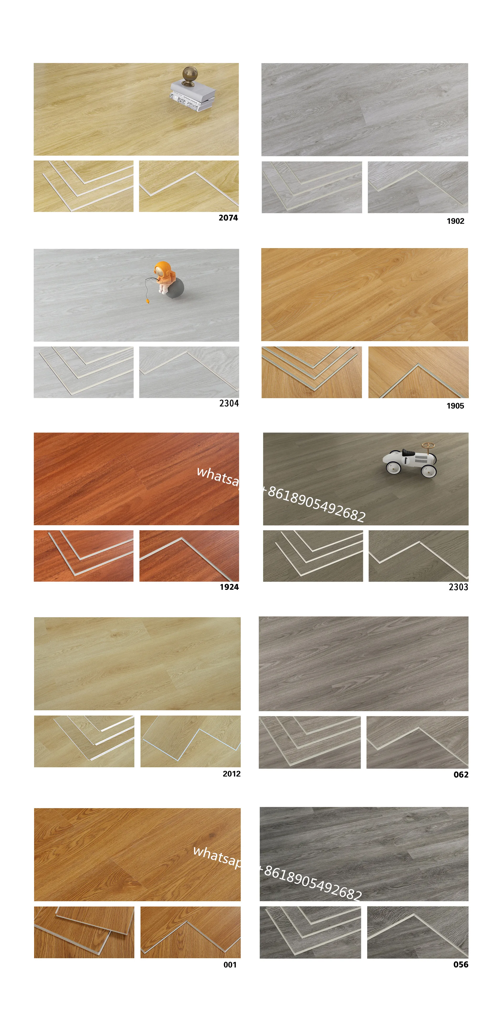 Indoor Tiles Anti-static Vinyl Flooring Waterproof Wood Grain Spc Pvc Quick Click Flooring - Buy ...