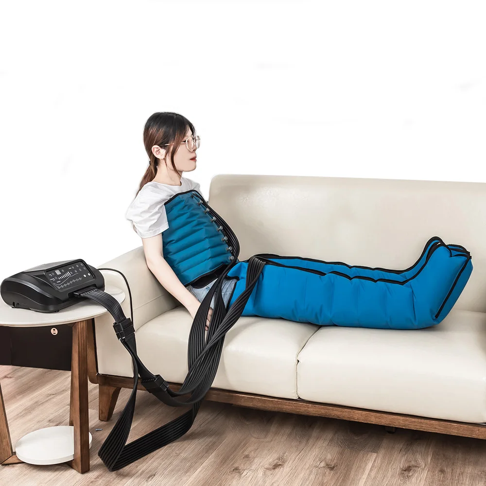 Home Use Electronic Air Compression Leg Circulation Massager Blood Clot ...