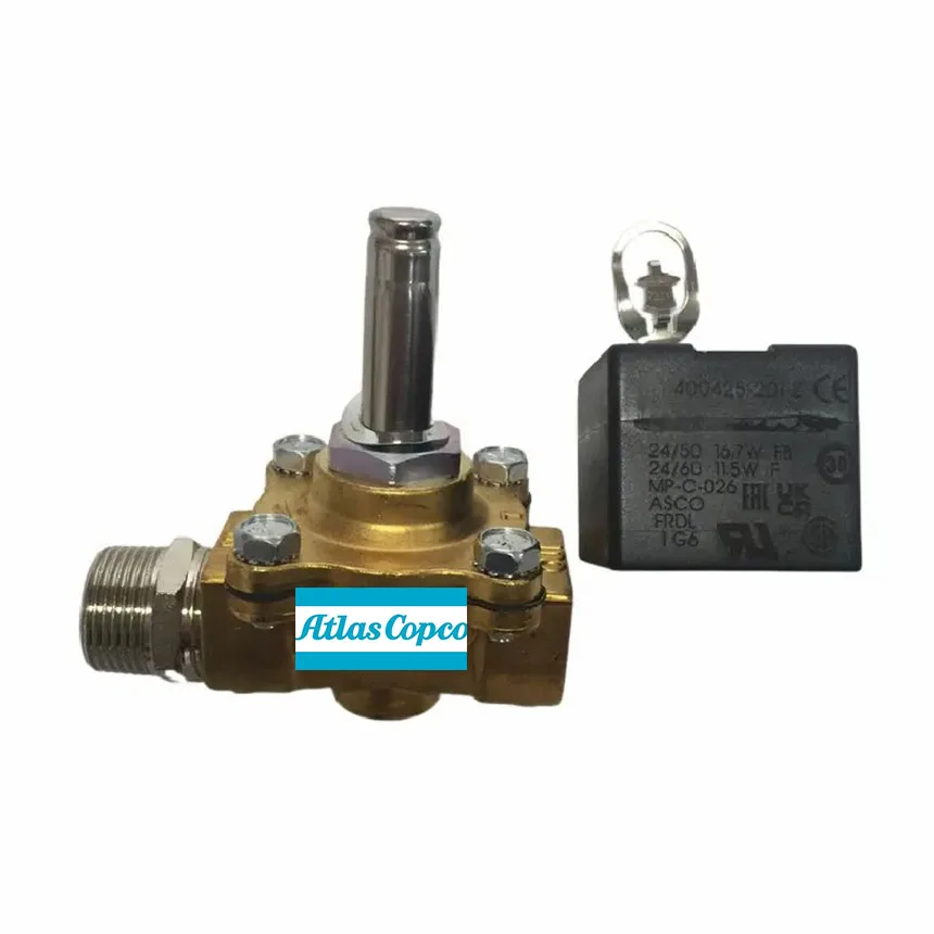 Atlas Copco 1624835280 Air Compressor Solenoid Valve for Efficient ...