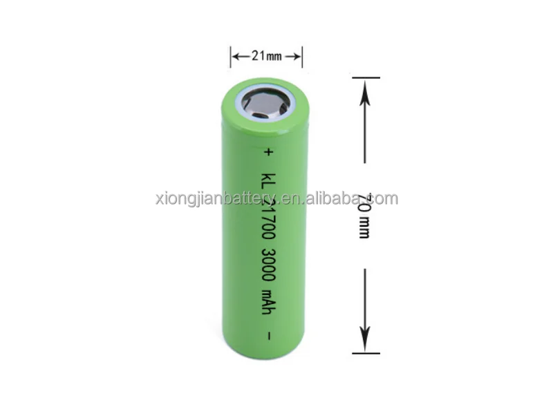 Xiongjian 18650 Rechargeable 3.7V Lithium Ion Battery with Button Top ...