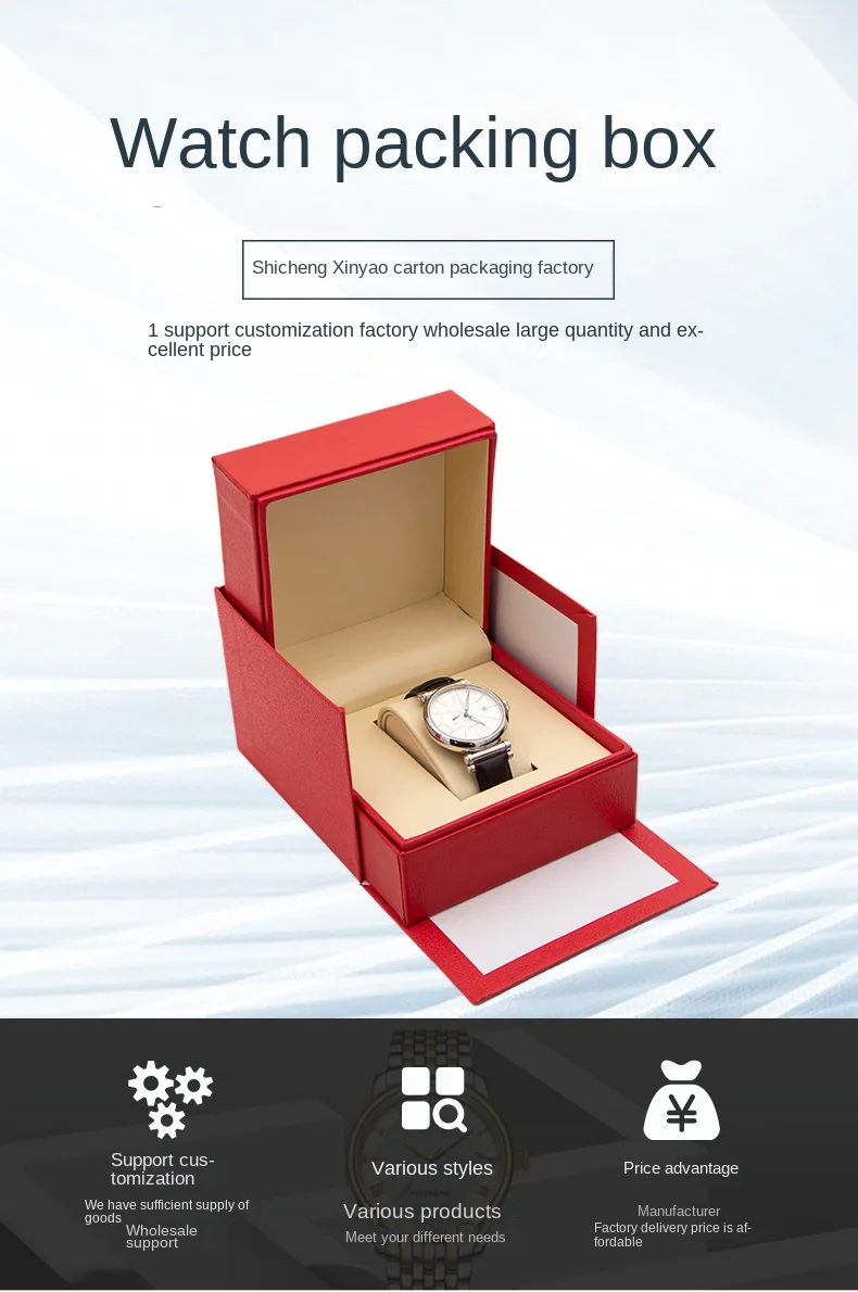 Factory Direct Selling High Quality Luxury Wrist Watch Gift Box ...