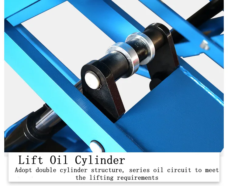 3500kg Capacity Low Profile Scissor Lift - High Rise Car Lifter