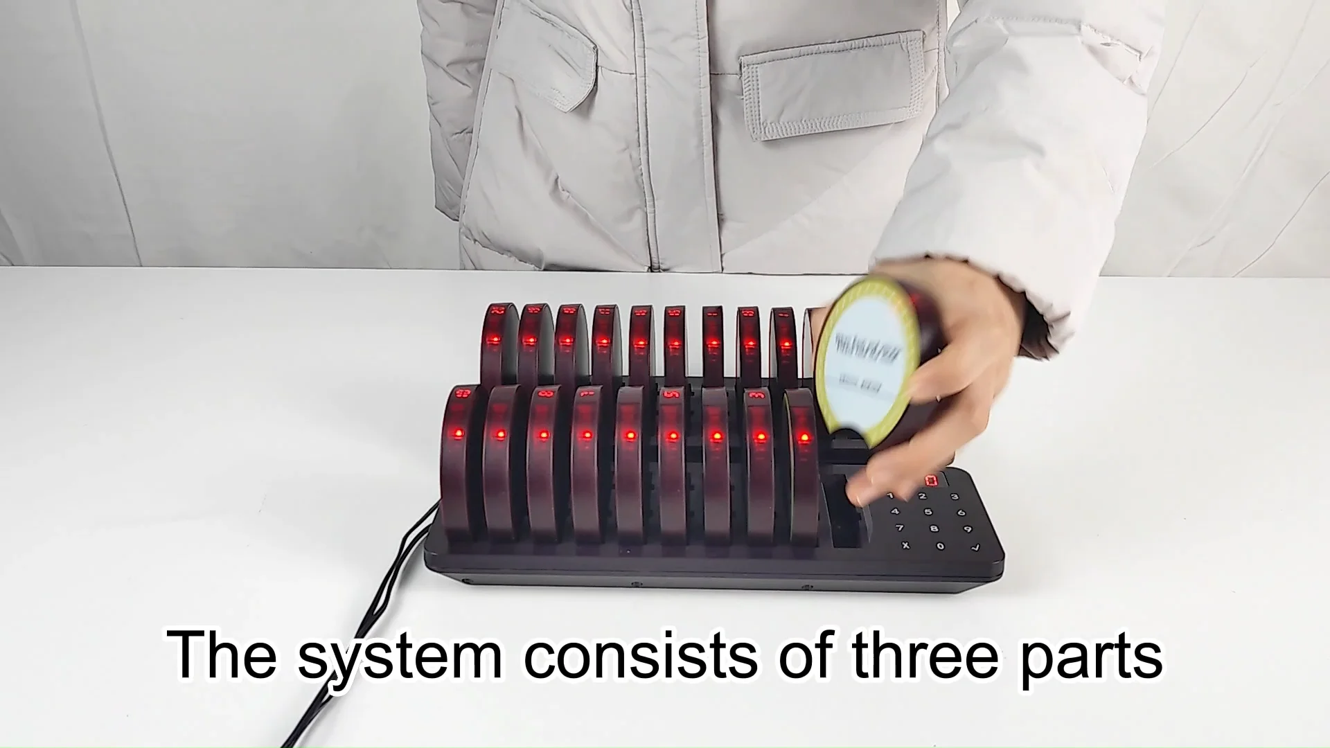 Wireless Restaurant Bar Queue Waiting Fast Food Order Ready Vibrate ...