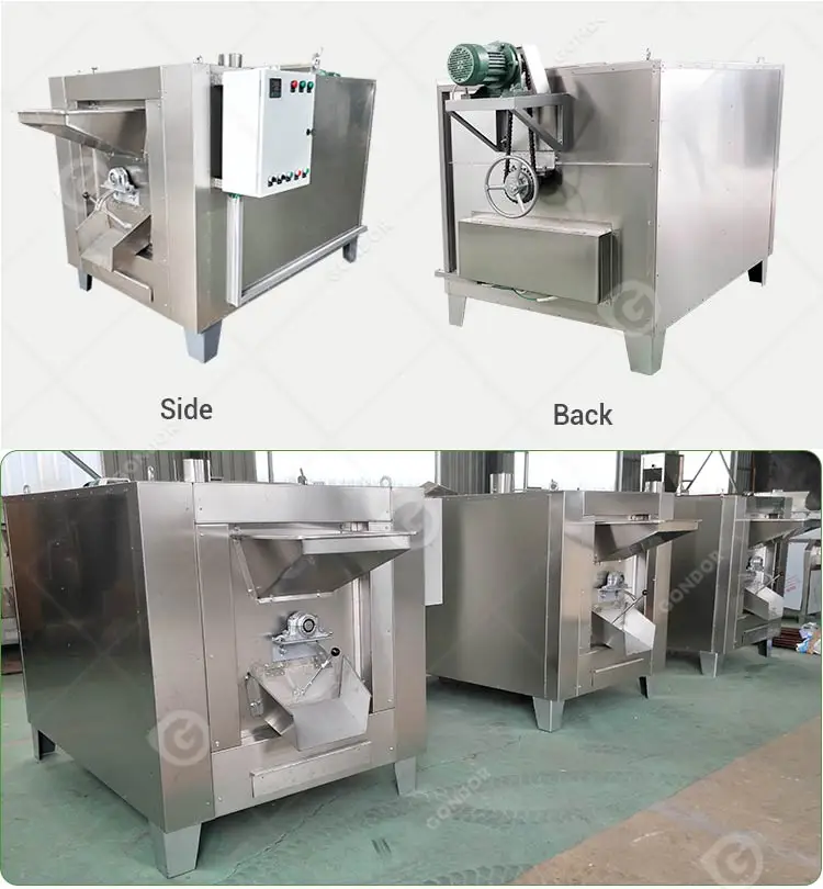 Automatic Roast Machine Nut Drum Small Groundnut Commercial Palm Kernel ...