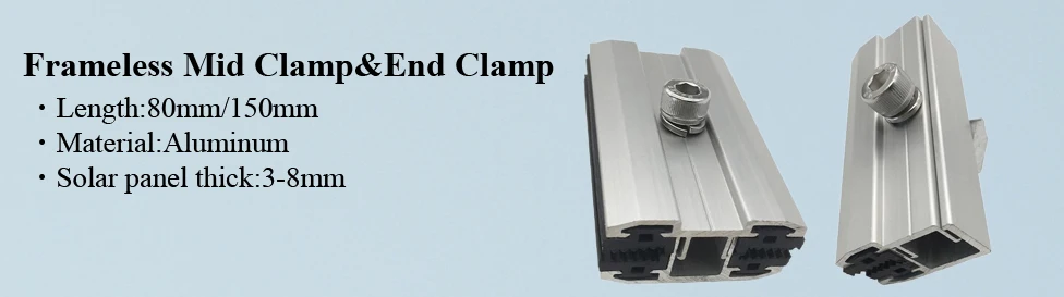 Frameless Solar Clamps - Efficient and Durable Solutions
